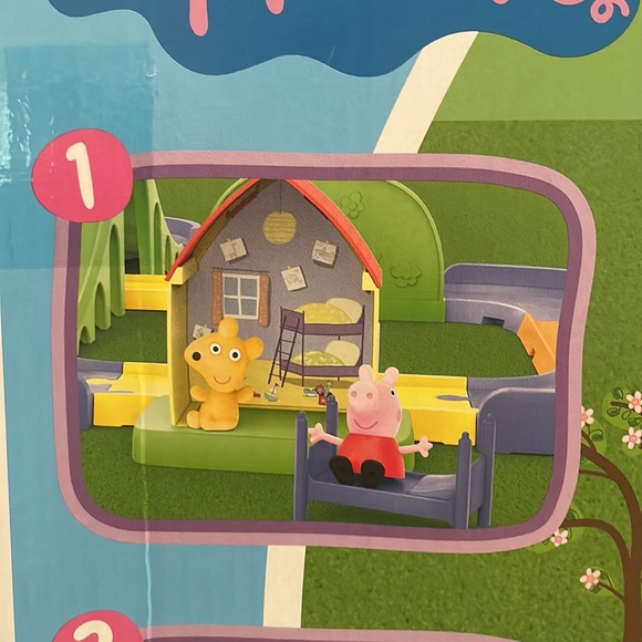 Hasbro | Toys | Peppa Pig All Around Peppas Town Set With Adjustable ...